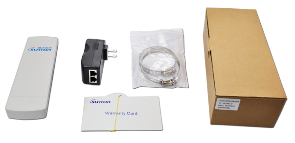 Outdoor CCTV CPE Wireless Ethernet Bridge 5Ghz PTP / PTMP 1 - 3km Short ...