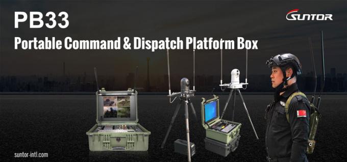 IP Mesh Network Command Box Supporting 4G WIFI and Other Wireless ...