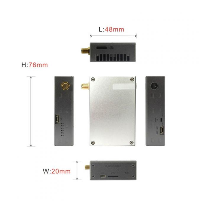 CD05HPT 5KM Long Range Wireless Transmitter , UAV Data Transmitter 2.3 ...