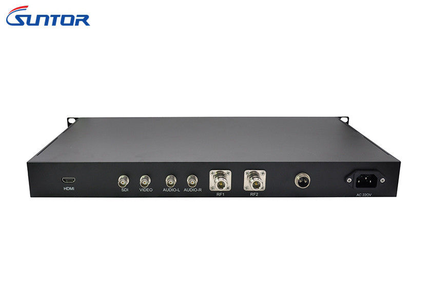 COFDM Rack Mounted Receiver , Industrial CCTV Security Full Hd Wireless ...
