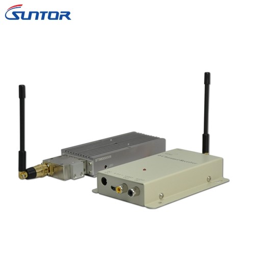 7.5W High Power Wireless Elevator Camera System , AV CCTV Transmitter ...