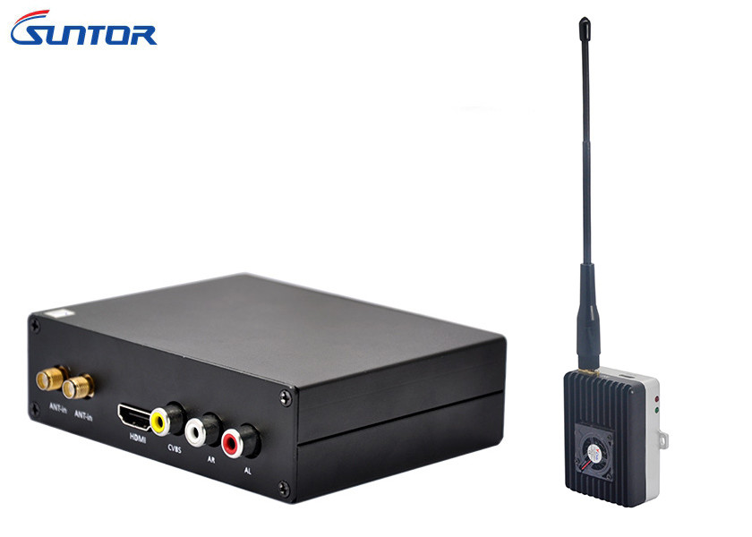 Long range 10km lightweight UHF 300-860MHz drone video link with ultra ...