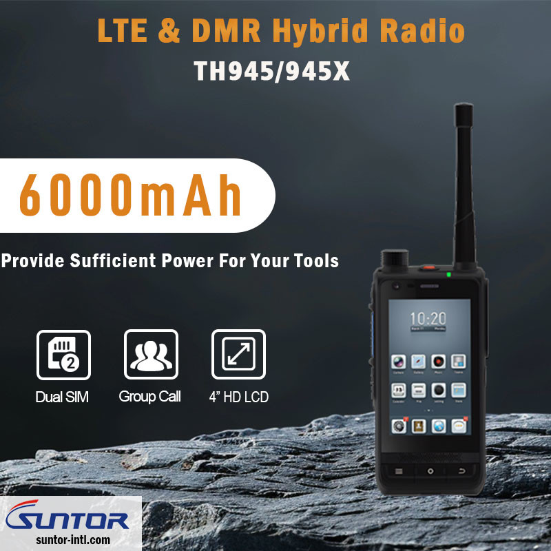 TH945D DMR LTE Radio with UHF/VHF Frequency Range and 12.5KHz/25 KHz ...